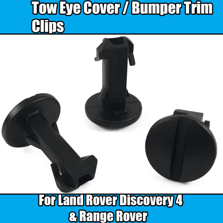 10x Clips for Land Rover Discovery 4 Range Rover Tow Eye Cover Bumper ...