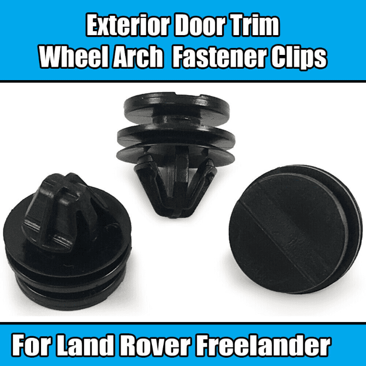 10x Clips for Land Rover Discovery Exterior Door Trim Wheel Arch Black ...
