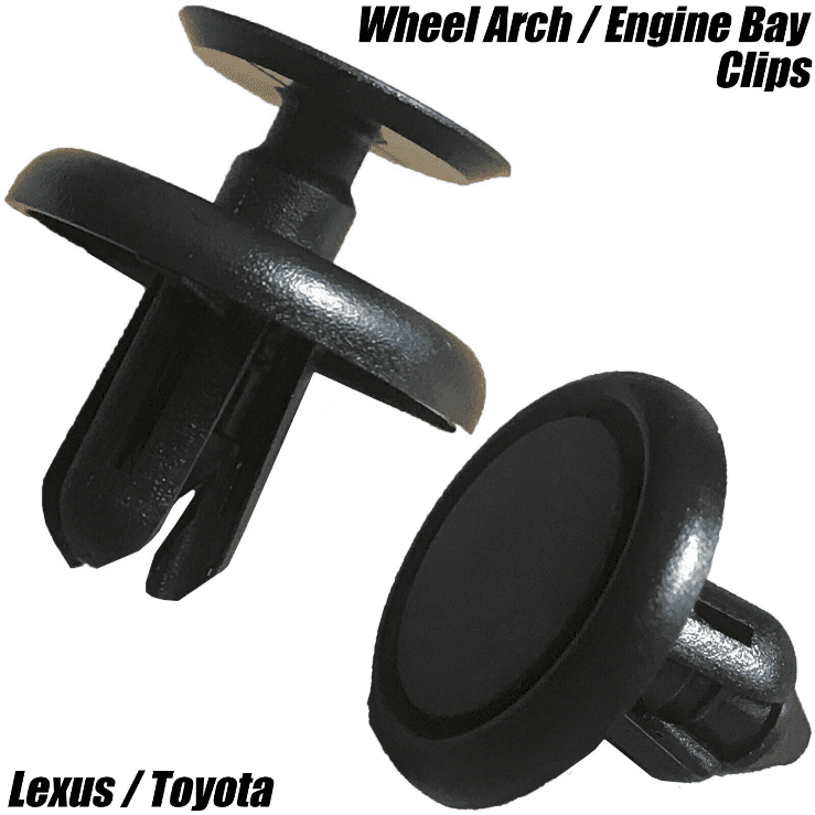 10x Clips for Lexus & Toyota Wheel Arch & Engine Bay Shield Mounting ...