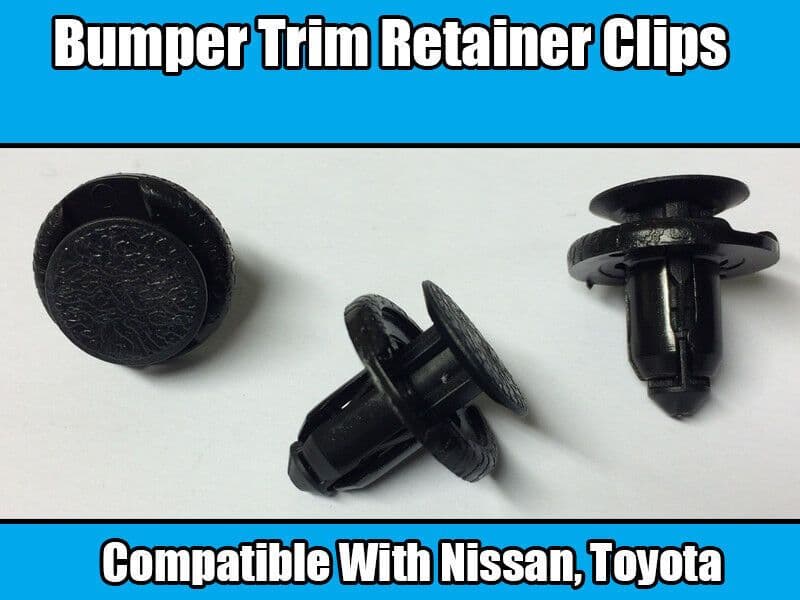 10x Clips for Nissan Bumper Push Retainer Trim Panel 01553-09611 01553 ...