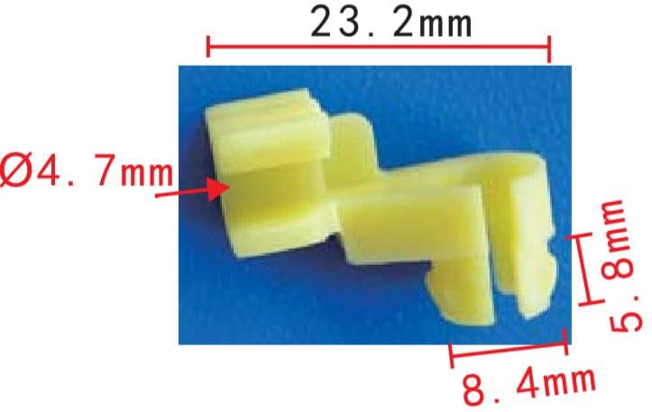 10x Clips for Toyota A2 Nut Fastener Door Lock Rod Clips Left Orange ...
