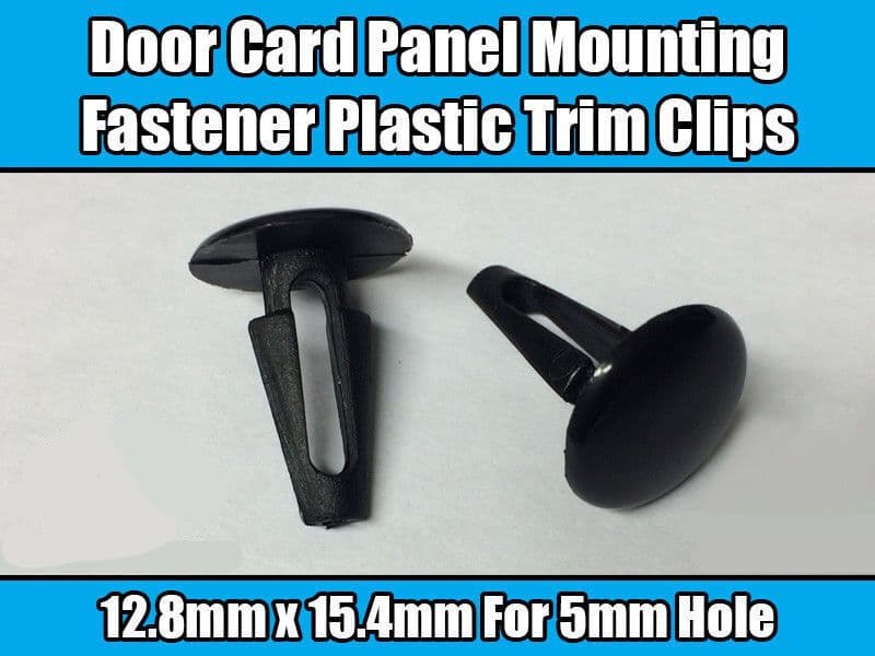 10x Plastic Door Card Panel Rivet Retainer Clips for Toyota & Nissan