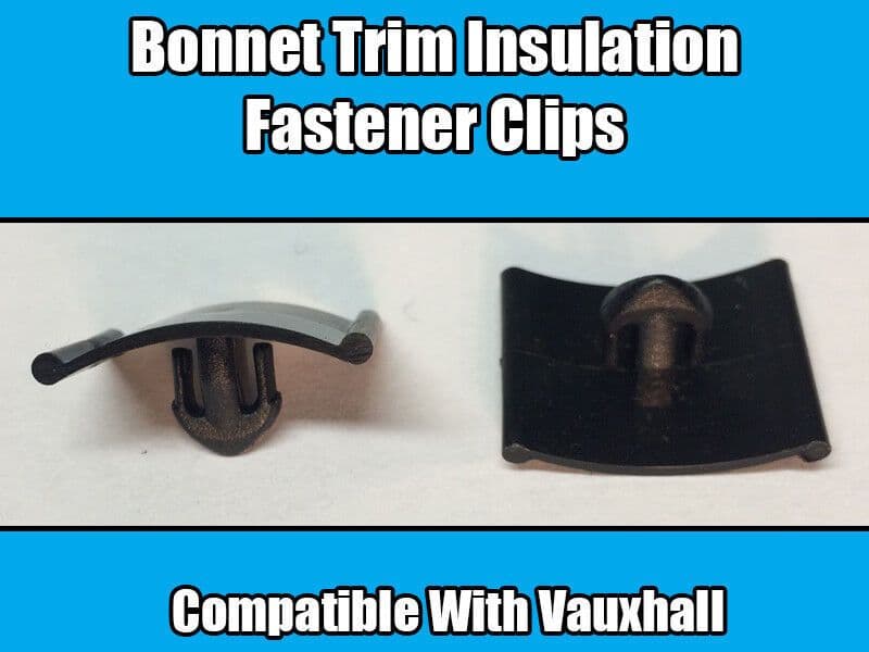 10x Clips for Vauxhall Corsa Astra Vectra Bonnet Trim Insulation