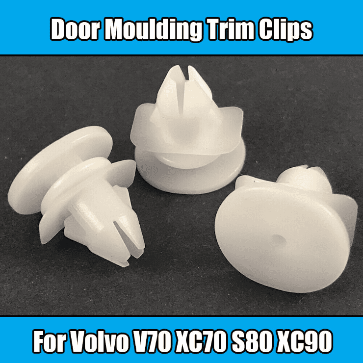 10x Clips for Volvo V70 Xc70 S80 Xc90 Door Moulding Trim Bumper ...