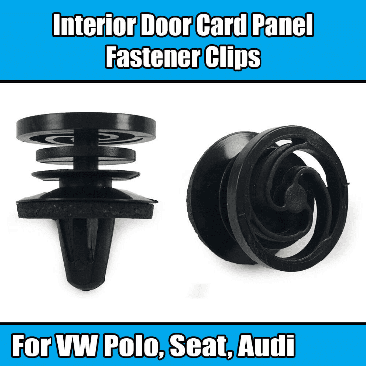 10x Clips for VW Volkswagen Polo Audi Seat Interior Door Panel ...