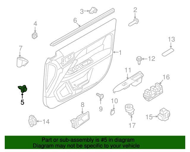 10x Door Card Quarter Panel Trim Clips for Ford Mondeo Focus Transit ...