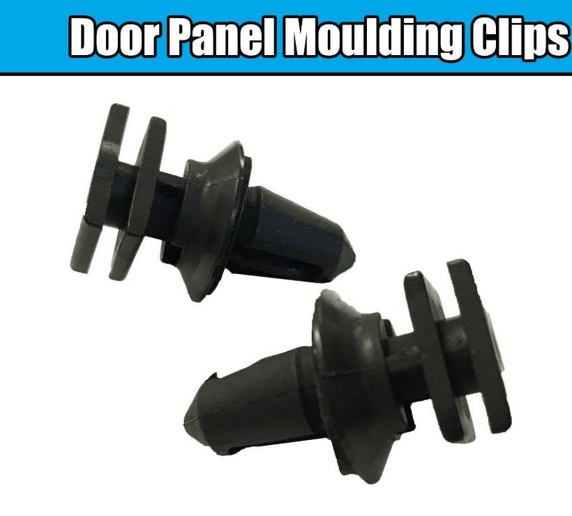 10x Door Entry Sill Panel Moulding Black Plastic Trim Clips for BMW ...