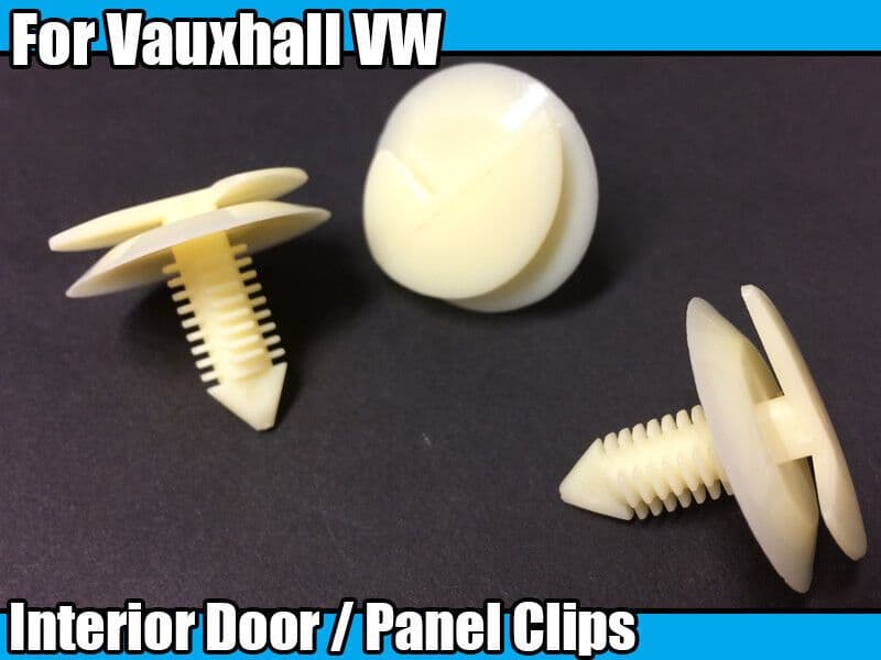 10x Door Panels Card Retainer Trim Plastic Clips for Vauxhall VW ...