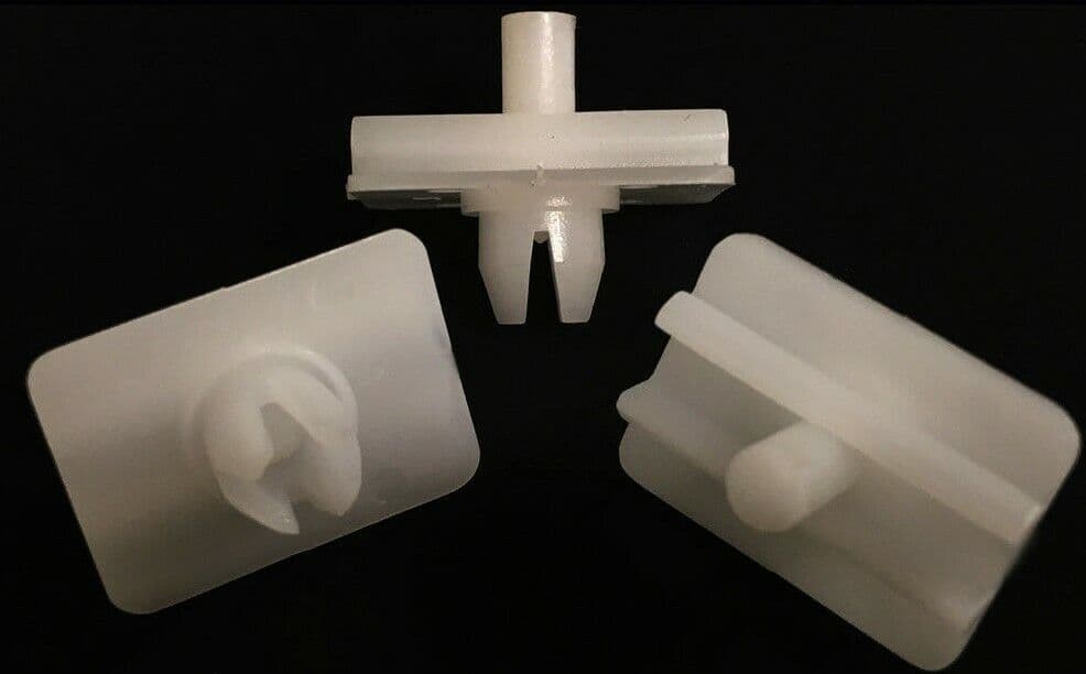 10x Door Side Panel Bumper Moulding Trim Clips - BMW 3 E30 Convertible