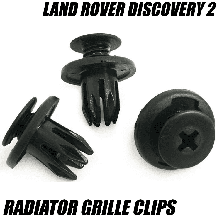 10x Front Cowl Radiator Grille Plastic Clips for Land Rover Discovery 2