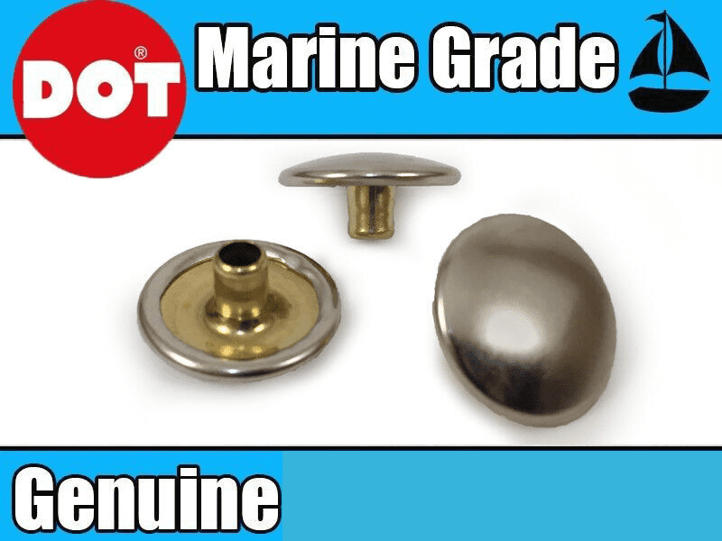10x Genuine Dot Boat Cover Canopy Fastener Press Snap Fitting Cap ...