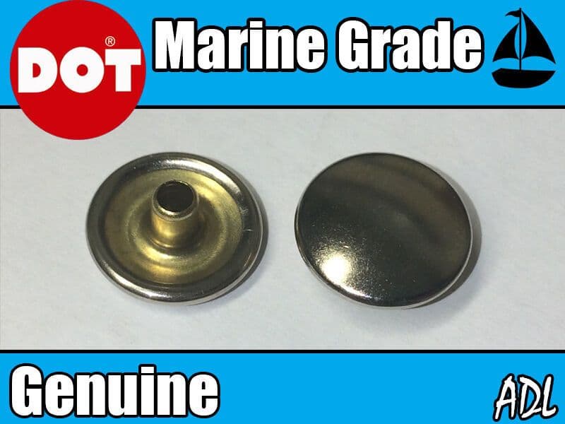 10x Genuine Dot Fastener Press Snap Socket Cap Fitting Boat Awning ...