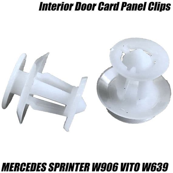 10x Interior Door Card Panel White Clips for Mercedes Sprinter W906 ...