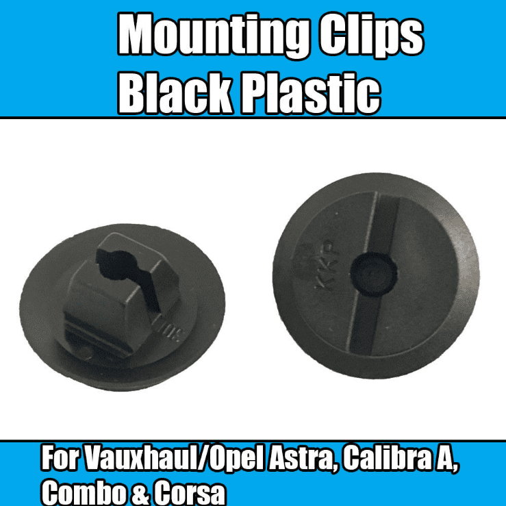 10x Mounting Clips for Vauxhall Opel Astra Calibra A Combo Corsa Black ...