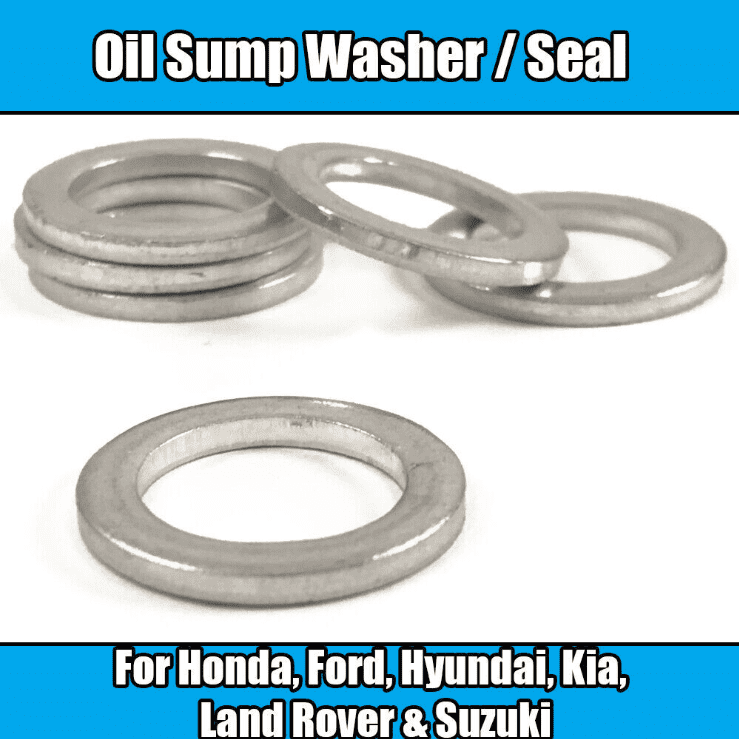 10x Oil Sump Plug Washer for Honda Ford Hyundai Kia Land Rover Suzuki ...