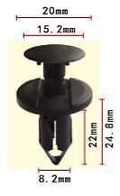 10x Rear Axle Wishbone Cover Guard Clips Spreader for VW Tiguan Touran ...