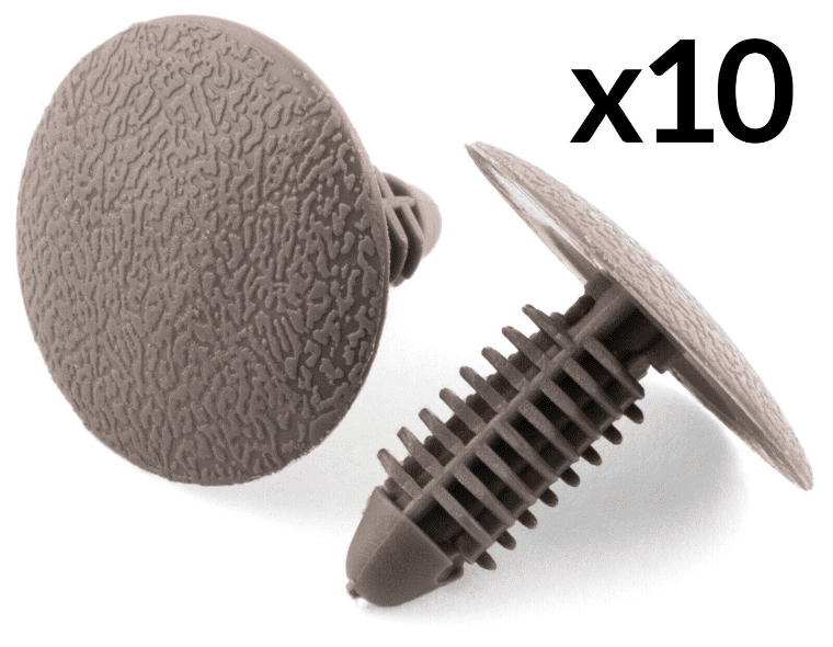 10x Trim Clips for Ford Fiesta Escort Ka Focus Bonnet Hood Insulation ...