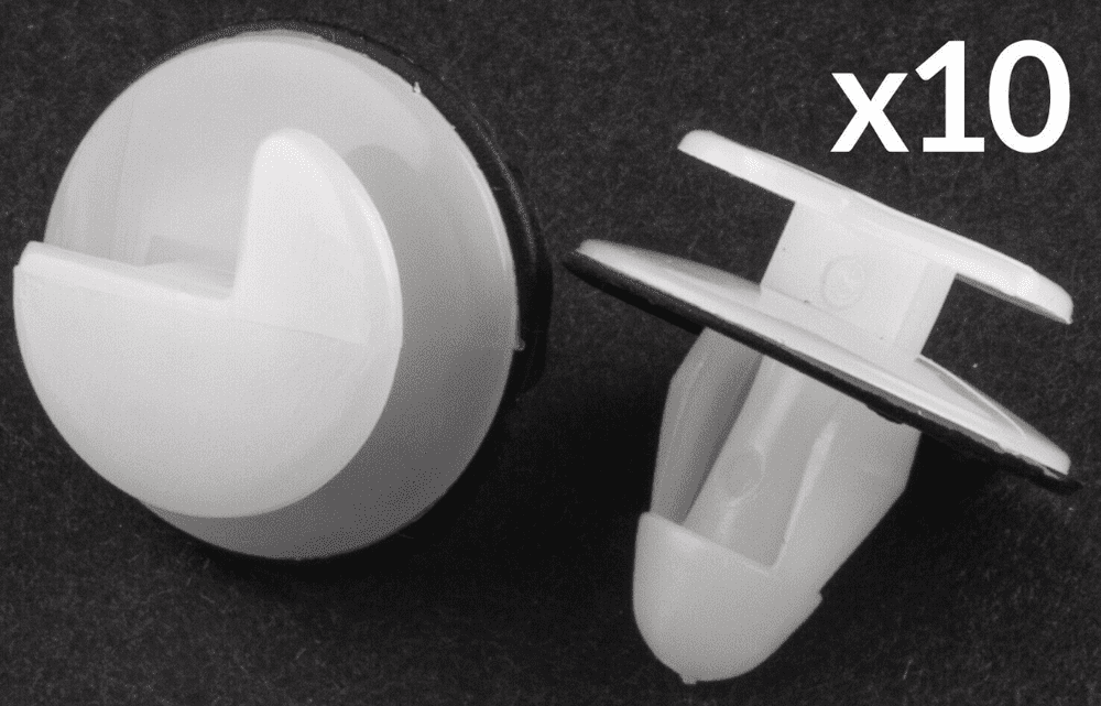 10x Trim Clips for Renault Door Card And Trim Panel Retainers W/ Rubber ...