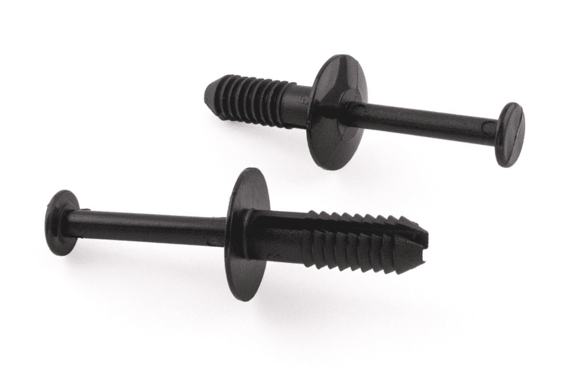 10x Wheel Arch Bumper Black Plastic Clip Retaining Panel 6mm Fascia for ...