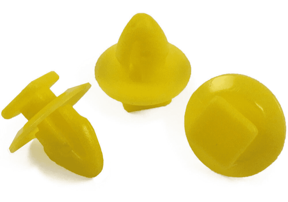 10x Yellow Plastic Trim Clip/Bumper Retainers for Daihatsu