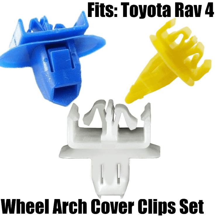 15x Wheel Arch Splash Guard Trim Cover Clips Set for Toyota Rav 4