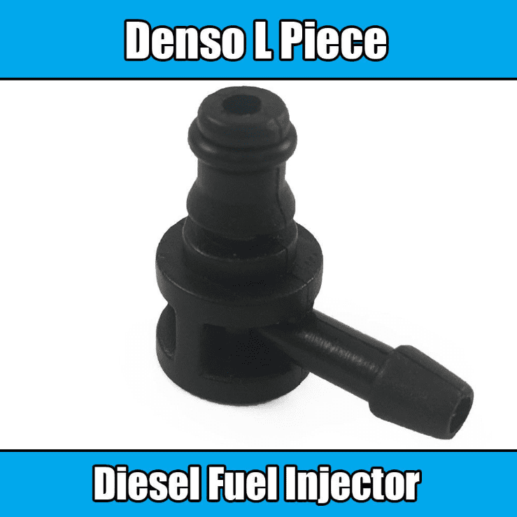 1X Denso Diesel Common Rail Fuel Injector T Piece Leak Off Clip Black ...