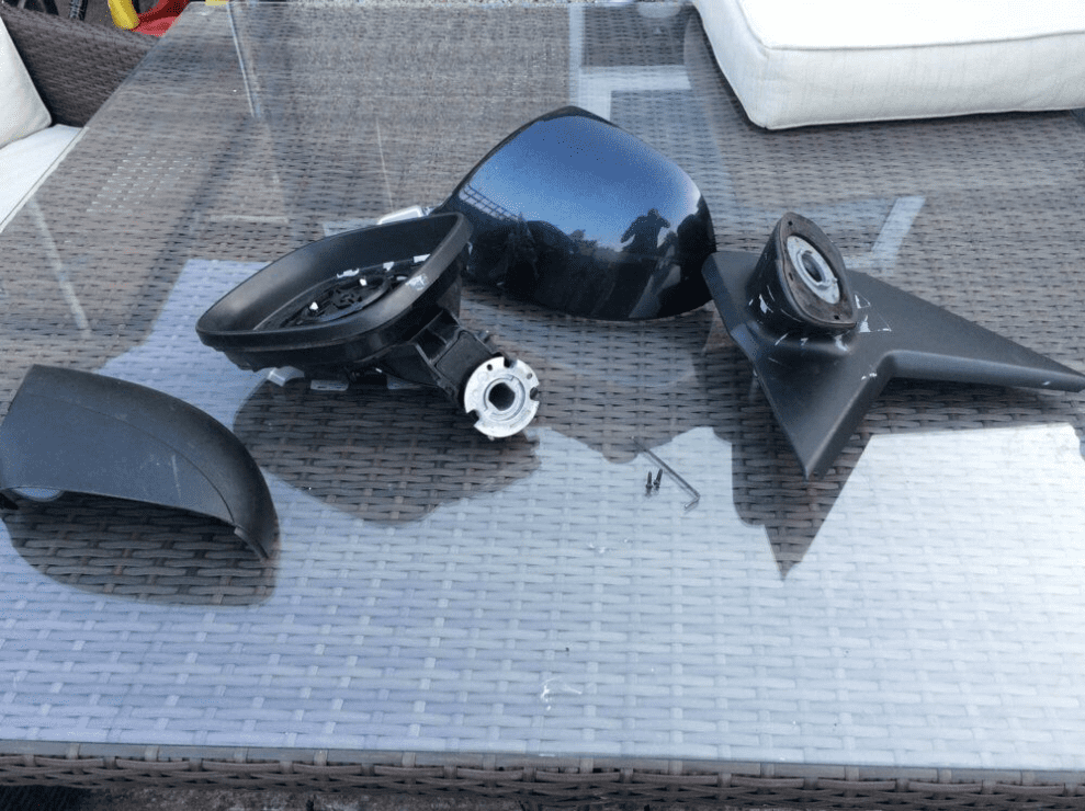 1x Wing Mirror Metal Bracket Gear Bearing Bush L/R for VW T5 T6 Amarok