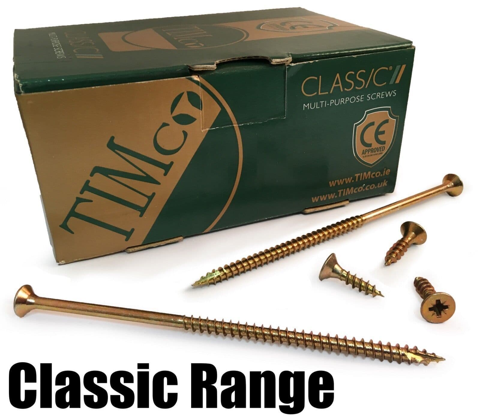 200x Timco Solo Wood Screws Yellow Zinc Pozi Countersunk 3G 4G 5G 6G