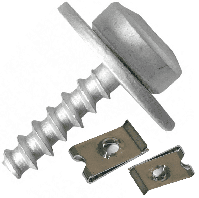 20x Auto Screws with Speed Panel Fixings Captive Nuts Used on Ford