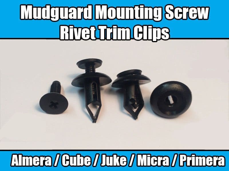 20x Plastic Screw Rivet Clips for Toyota Vauxhall Mudguard Mounting