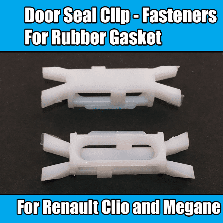 20x Clips for Renault Clio Megane Door Seal Fasteners Rubber Gasket
