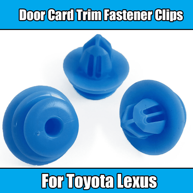 20x Clips for Toyota Lexus Door Card Fascia Panel Trim Fasteners Blue ...