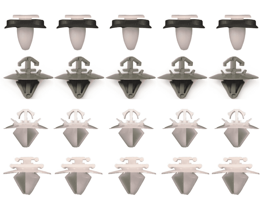 20x Clips Set for Renault Kangoo Vivaro Door Panel Side Moulding Trim