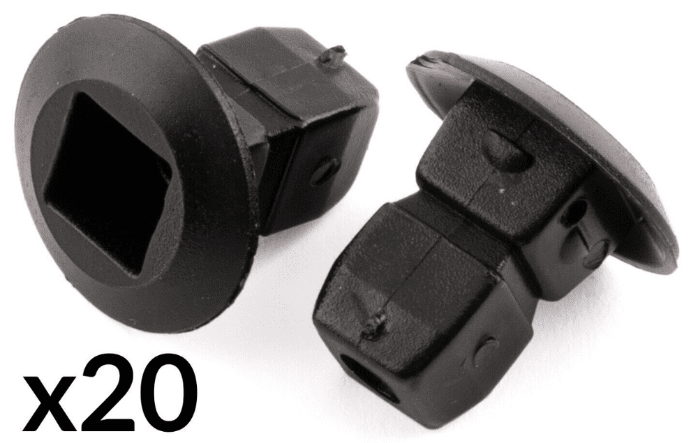 Expanding Lock Nuts Grommet Fastener Clips for VW Bumper Trim Shields