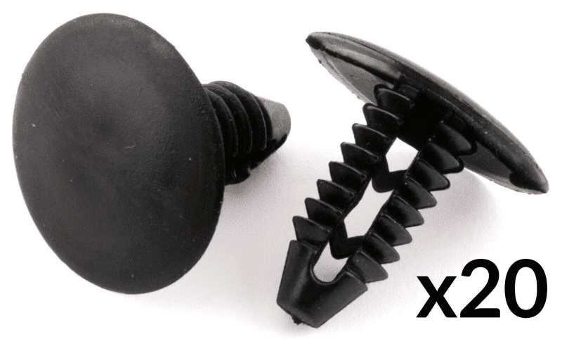 20x Front Bumper Boot Radiator Retainer Shield Trim Clips for Chrysler