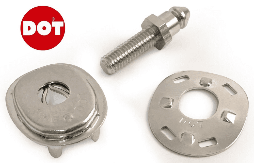 20x Dot M5x15mm Threaded Base Stud & Socket Boat Canopy Cover Fastener