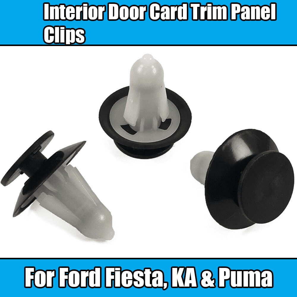 20x Door Card Panel Fastener Trim Clips for Ford Fiesta Ka Puma