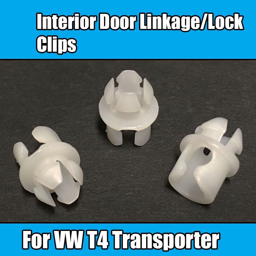 20x Interior Door Linkage Clips for VW T4 Transporter Lock Rod Latch