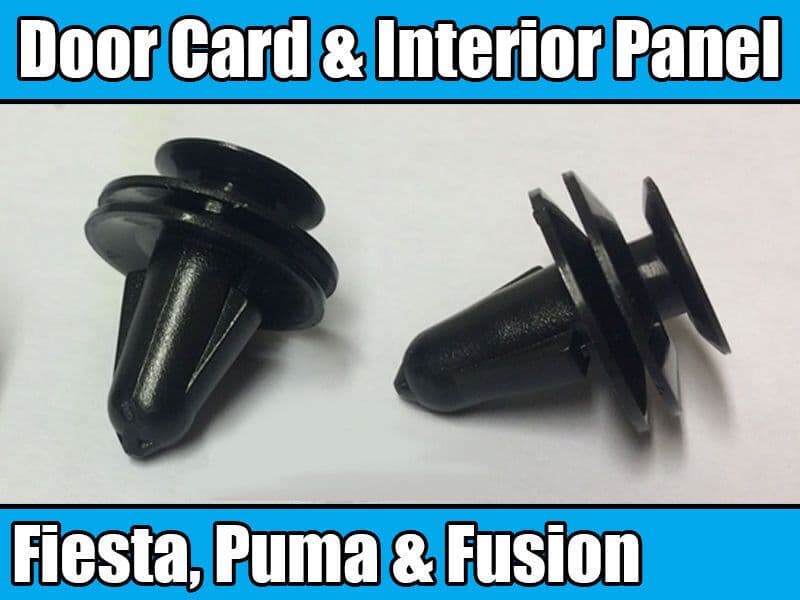 20x Plastic Trim Clips for Ford Fiesta Puma Fusion Door Card Panel