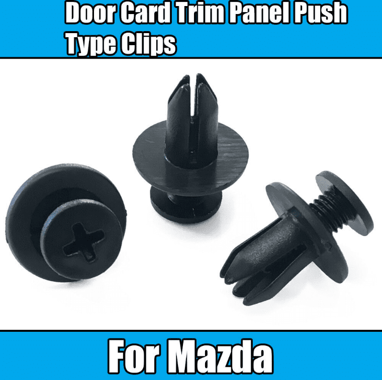 20x Push Type Fastener Retainer Clips for Mazda Fascia Door Card Trim Panel