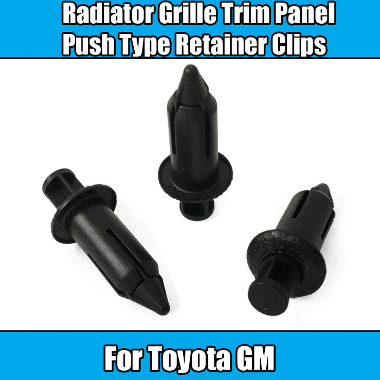 20x Push Type Retainer Clips for Toyota GM Radiator Grille Trim Panel