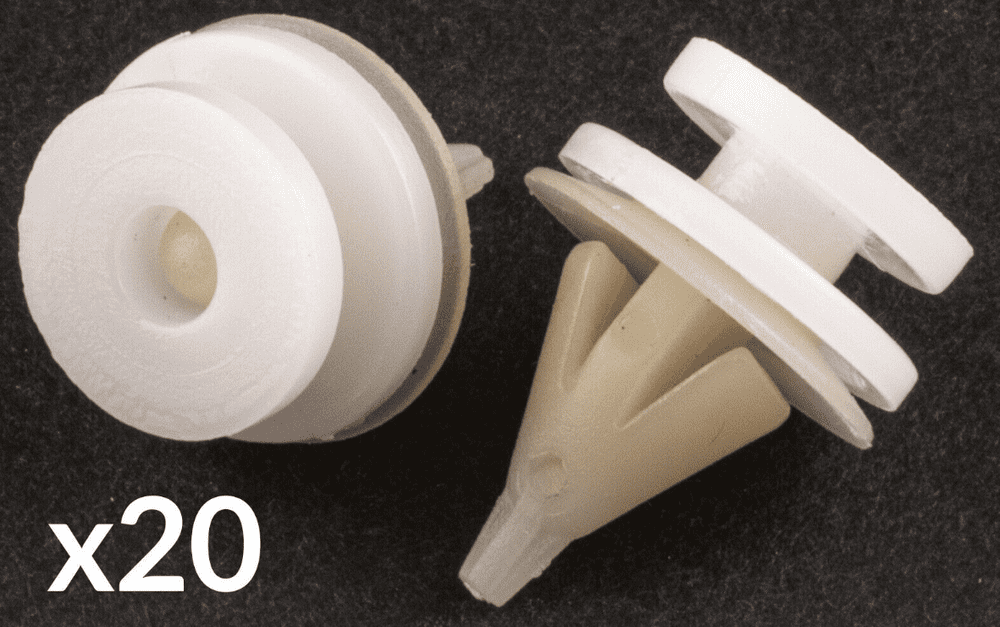 20x Trim Clips for Renault Clio 2 Mk II Kangoo Door Card Panel Fascia