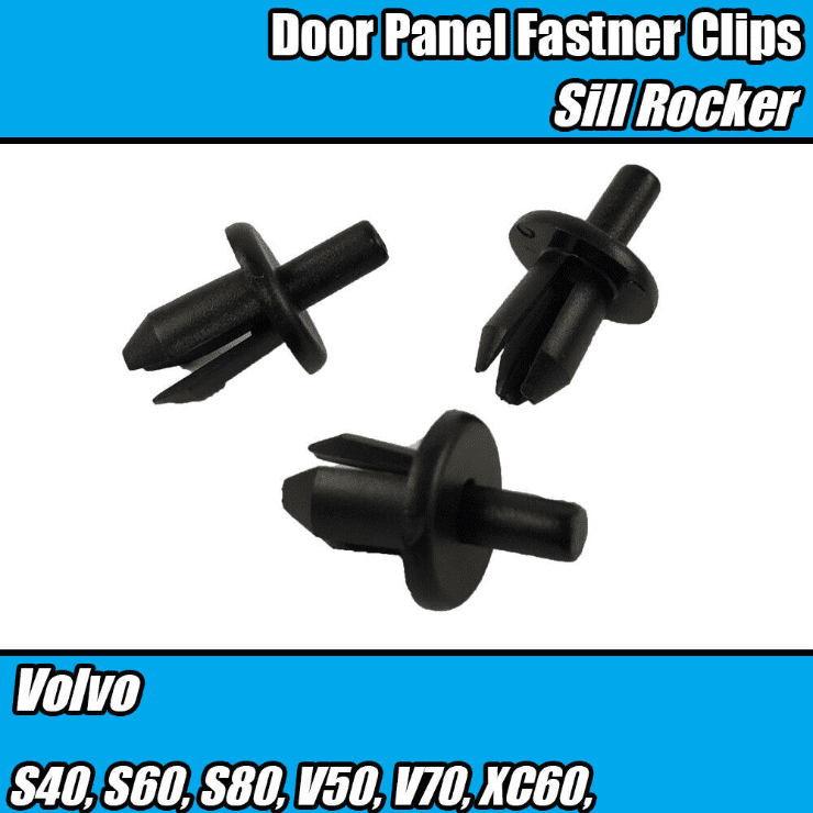 20x Trim Clips for Volvo Door Panel Sill Linings Rocker Covers Bumpers
