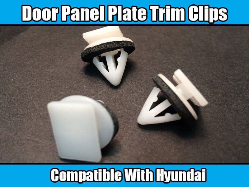 20x White Plastic Clips for Hyundai Tuscon Door Panel Plate Trim
