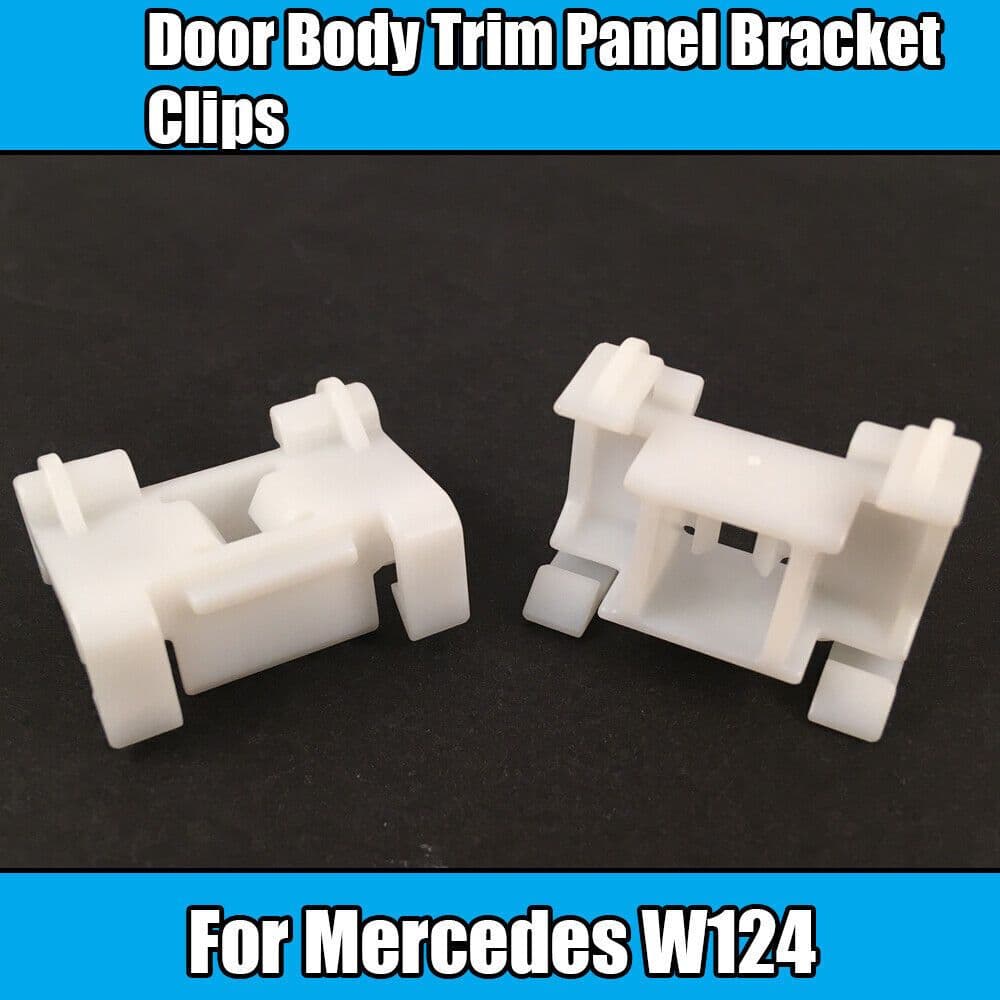 20 White Plastic Door Panel Body Bracket Trim Clips for Mercedes W124