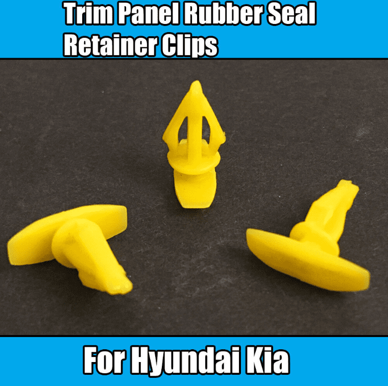 20x Plastic Retainers for Hyundai Kia Door Boot Trim Panel Rubber Seal