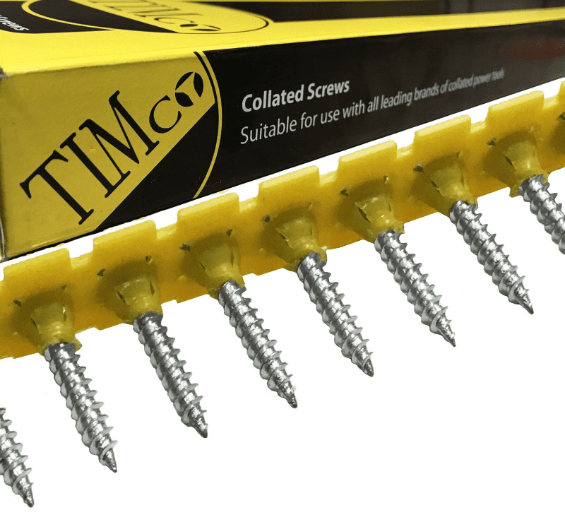 25mm-55mm Timco Zinc Collated Fine Thread Drywall Plaster Screw Wood