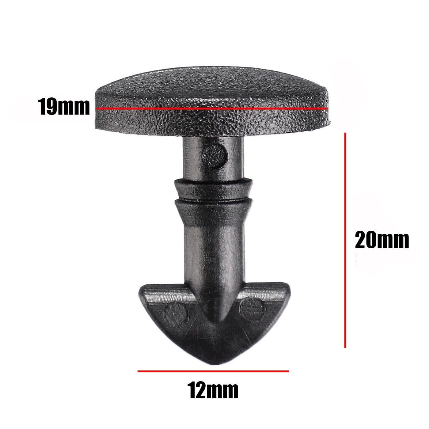 2x Rear Bumper Insert Tow Clips & Turn Lock Clips for Range Rover 3 4