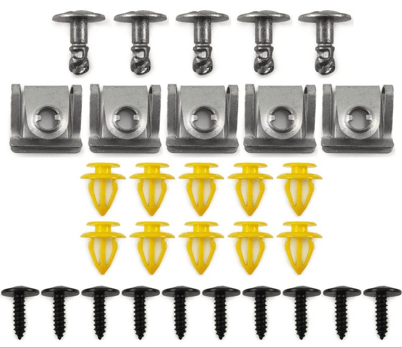 30 Trim Clip Set for Audi A3 A4 Engine Undertray Wheel Arch Door Panel