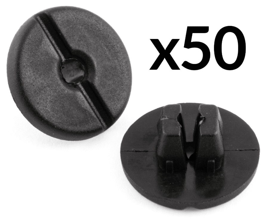 50 Black Plastic Retainer Clips for Vauxhall Astra G Corsa C Headlight